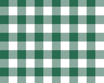 Hunter Green Gingham Fabric - Etsy