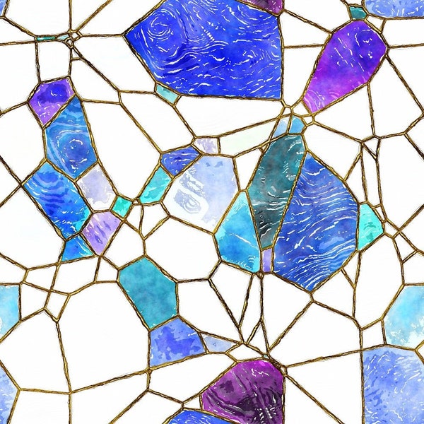 Stained Glass Fabric - Etsy