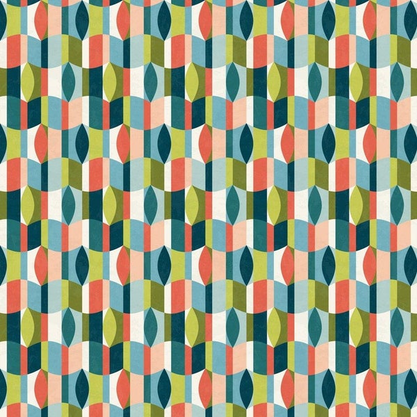 Mid Century Modern Fabric - Etsy