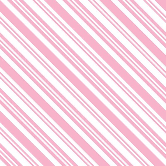 Pink Diagonal Stripes