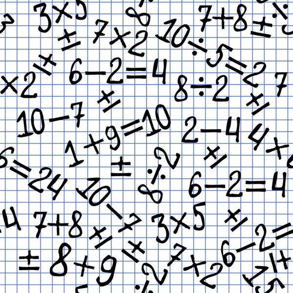 Math Fabric - Etsy
