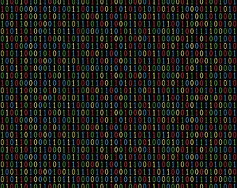 Binary Code Fabric - Etsy