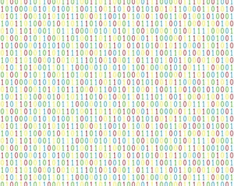 Binary Code Fabric - Etsy