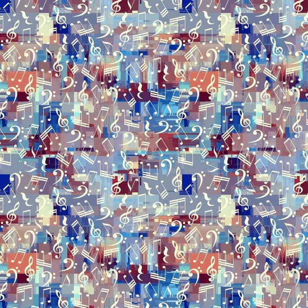Music Fabric - Etsy