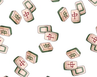 Mahjong Fabric - Etsy
