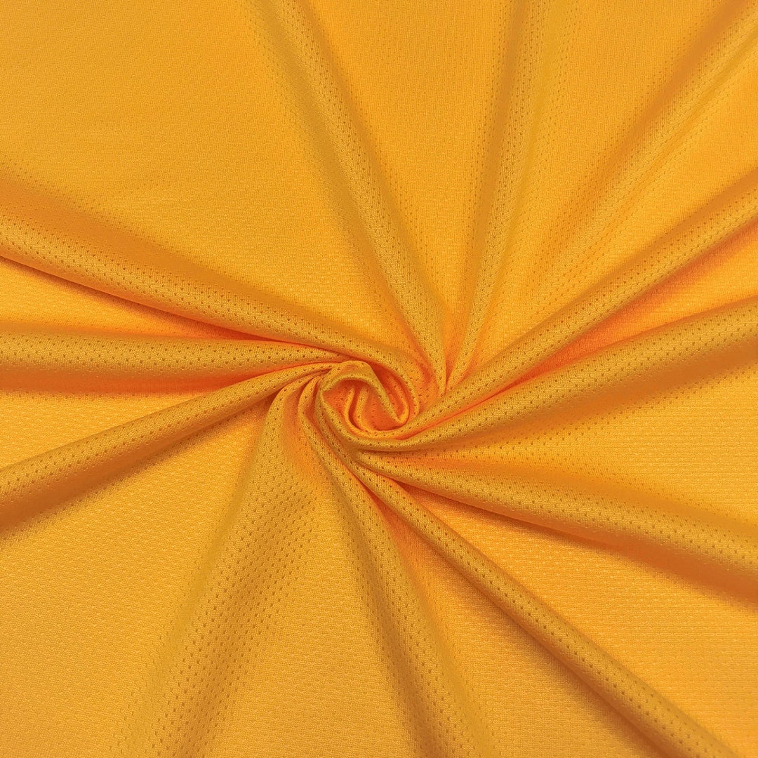 Jersey Mesh Knit Fabric Yellow - Etsy