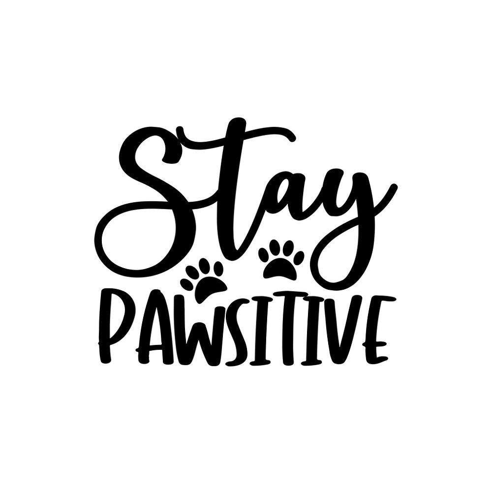 Stay Pawsitive Fabric Panel - Etsy