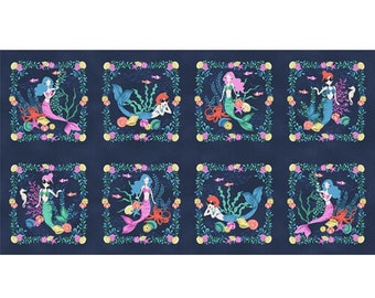 Mermaid Fabric Panel | Etsy