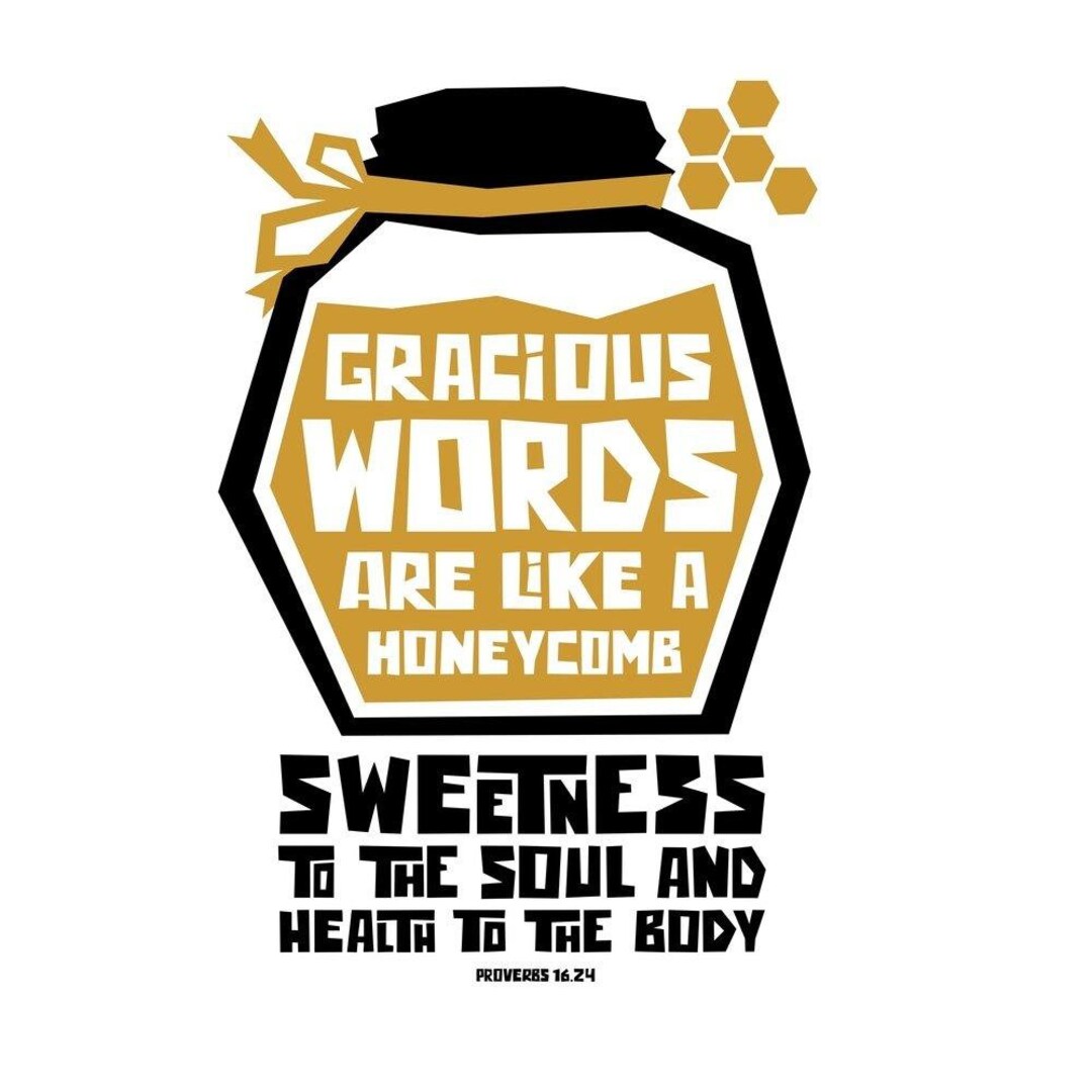 Gracious Words Honeycomb Fabric Panel 26 - Etsy
