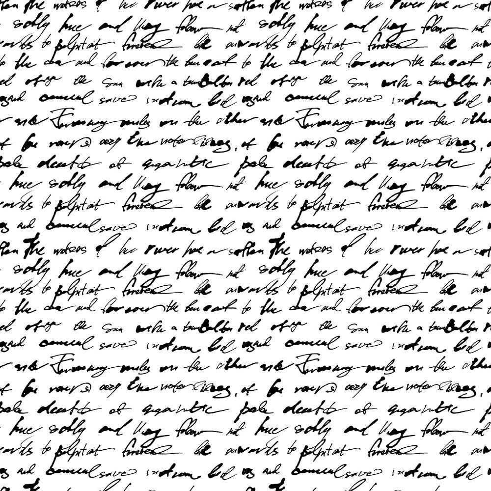 Digitally Printed Messy Script Fabric - Etsy