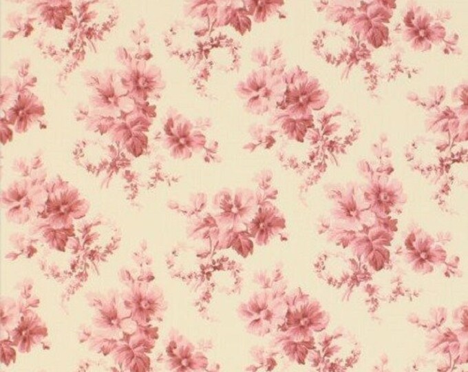 Vintage Floral Fabric Pink - Etsy
