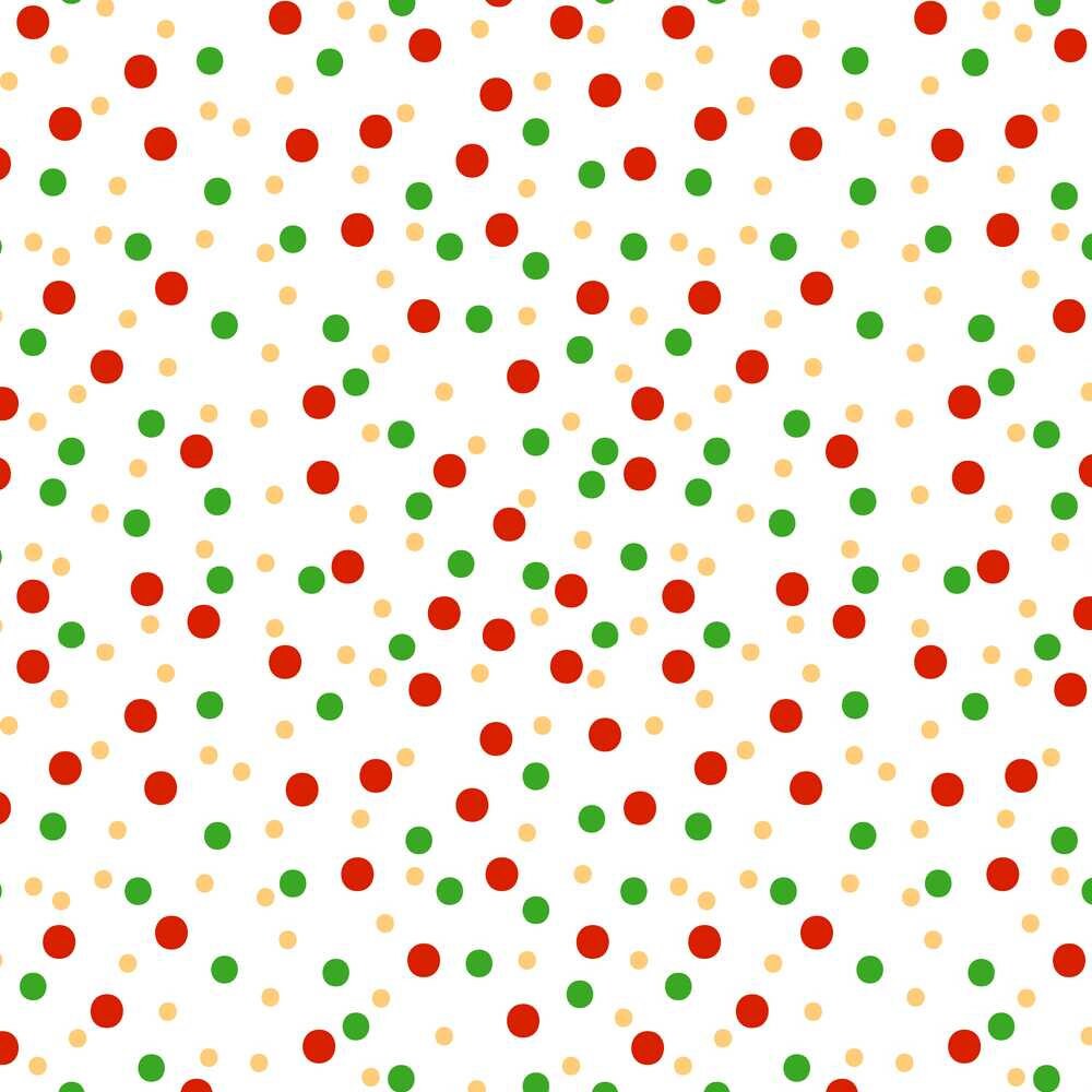 Red And Green Polka Dot Background
