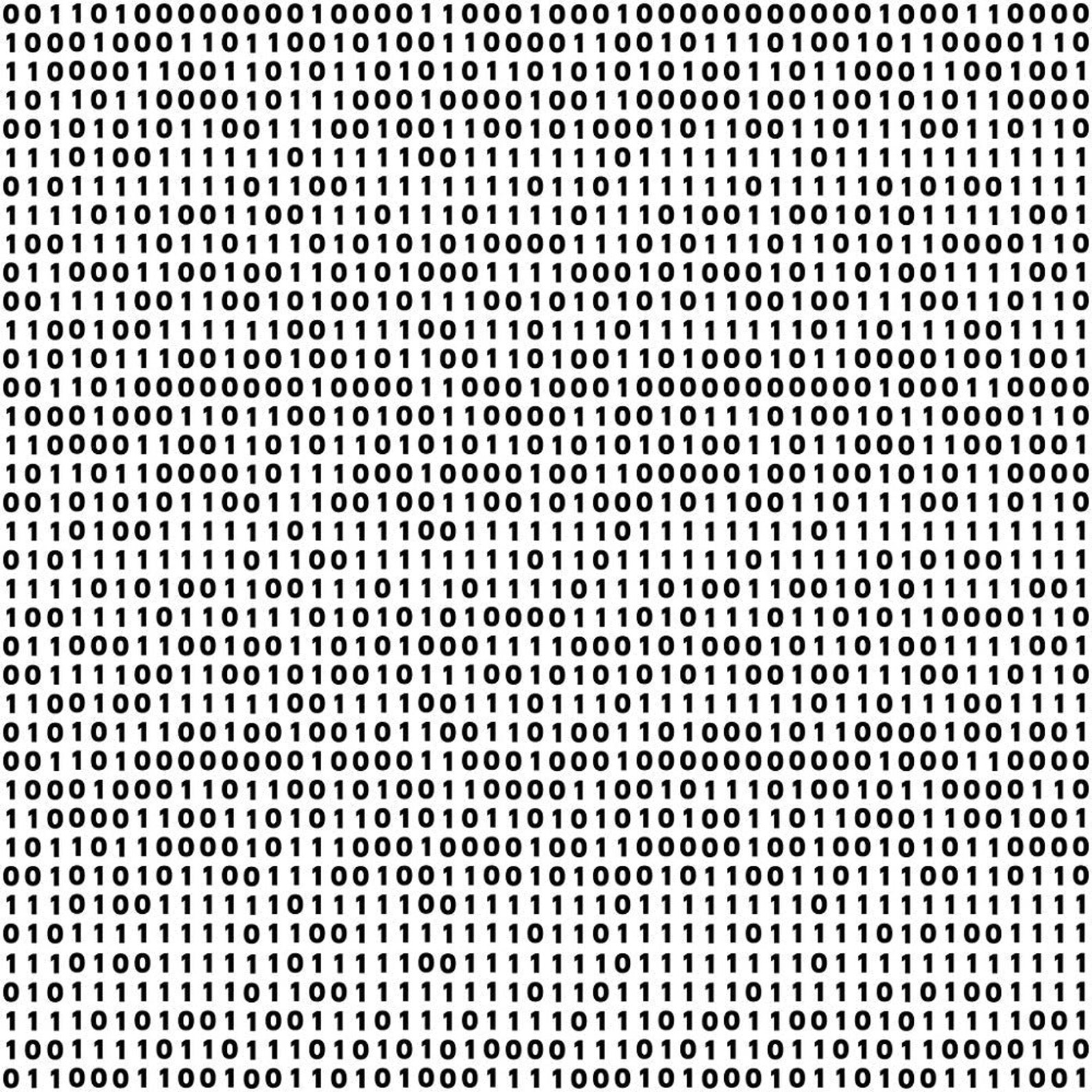 Programming 1s and 0s Fabric Black/white - Etsy