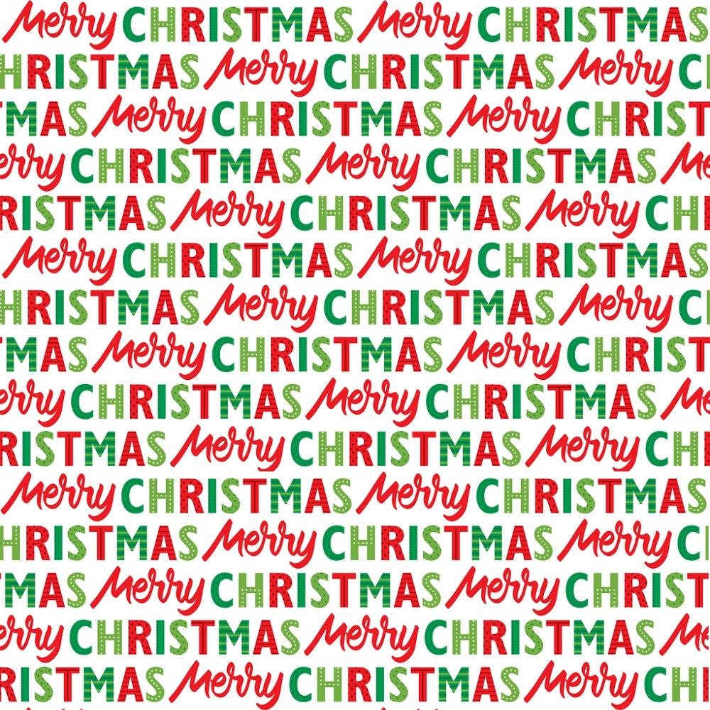 Merry Christmas Font Fabric - Etsy