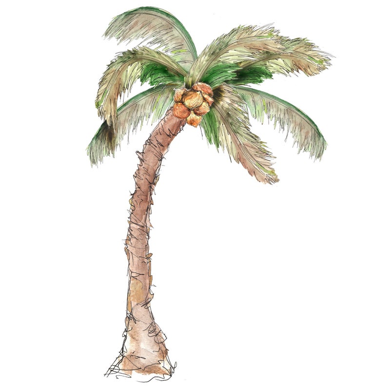Palm Tree Fabric - Etsy