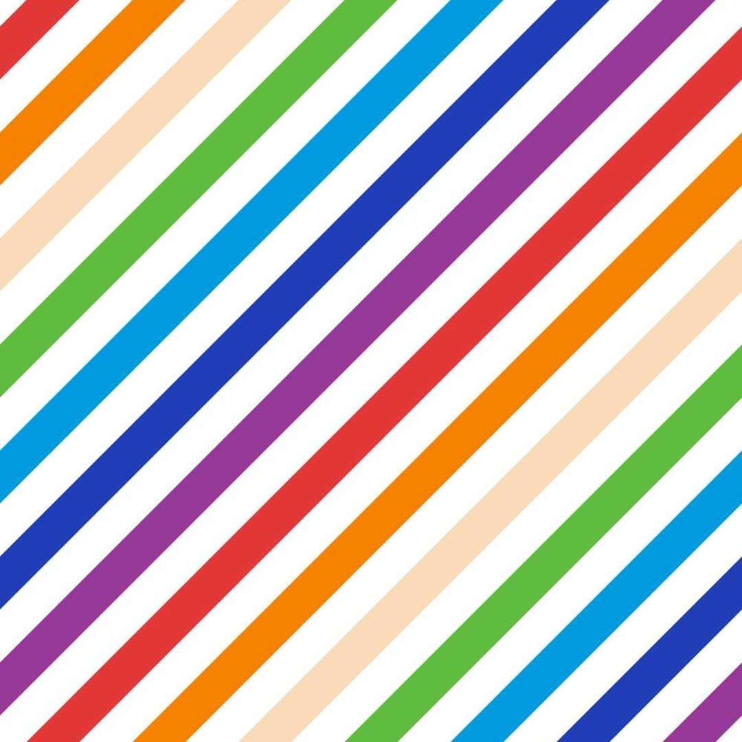 Diagonal Stripe Fabric Multi - Etsy