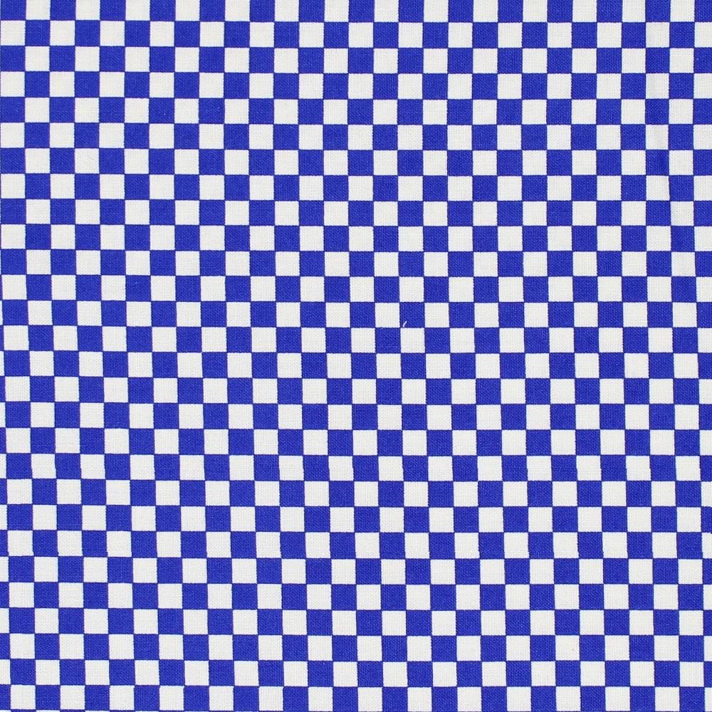Small Checkerboard Fabric Blue - Etsy Hong Kong