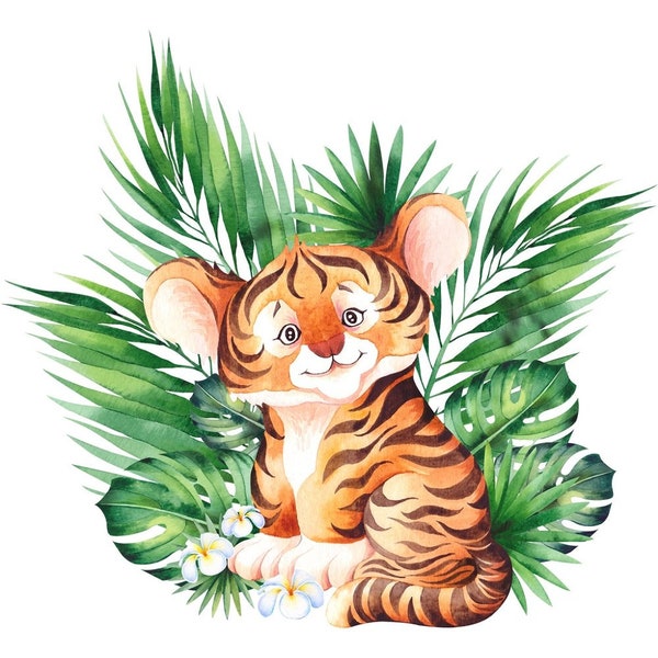 Tiger Fabric - Etsy