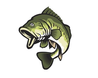 Bass Fishing Fabric Panel / Realtree Bass Fishing 36 - Etsy