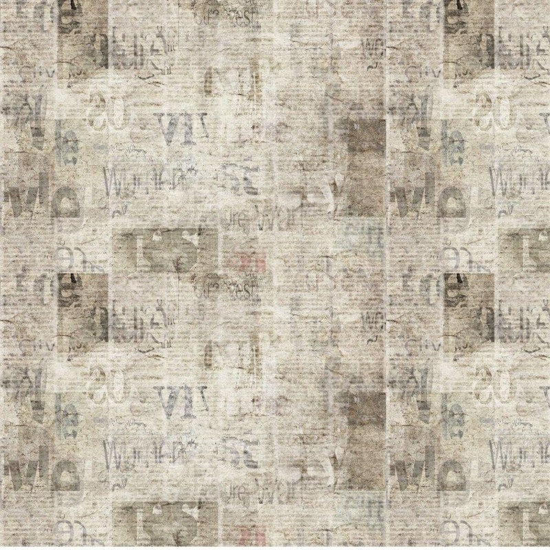 Newspaper Fabric - Etsy