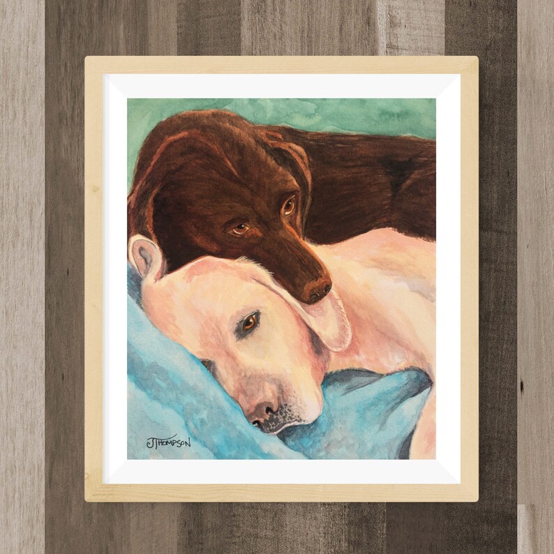 LABRADOR RETRIEVER ART, Original Watercolor -or- Giclee Print ...