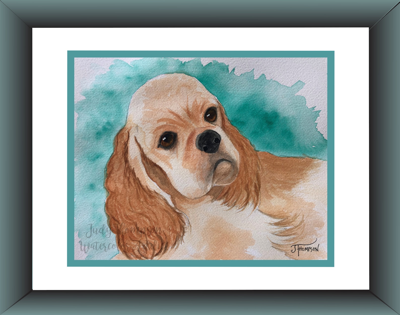 COCKER SPANIEL ART Giclee Print From Original Watercolor - Etsy