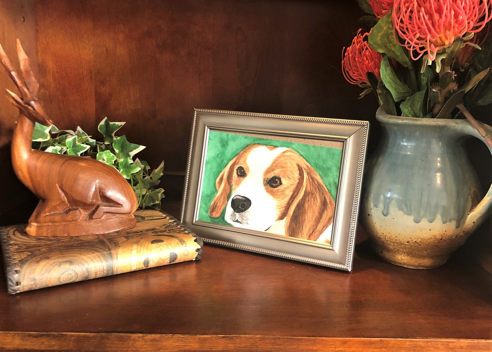 BEAGLE ART PRINT From Original Watercolor Art Giclee Print | Etsy