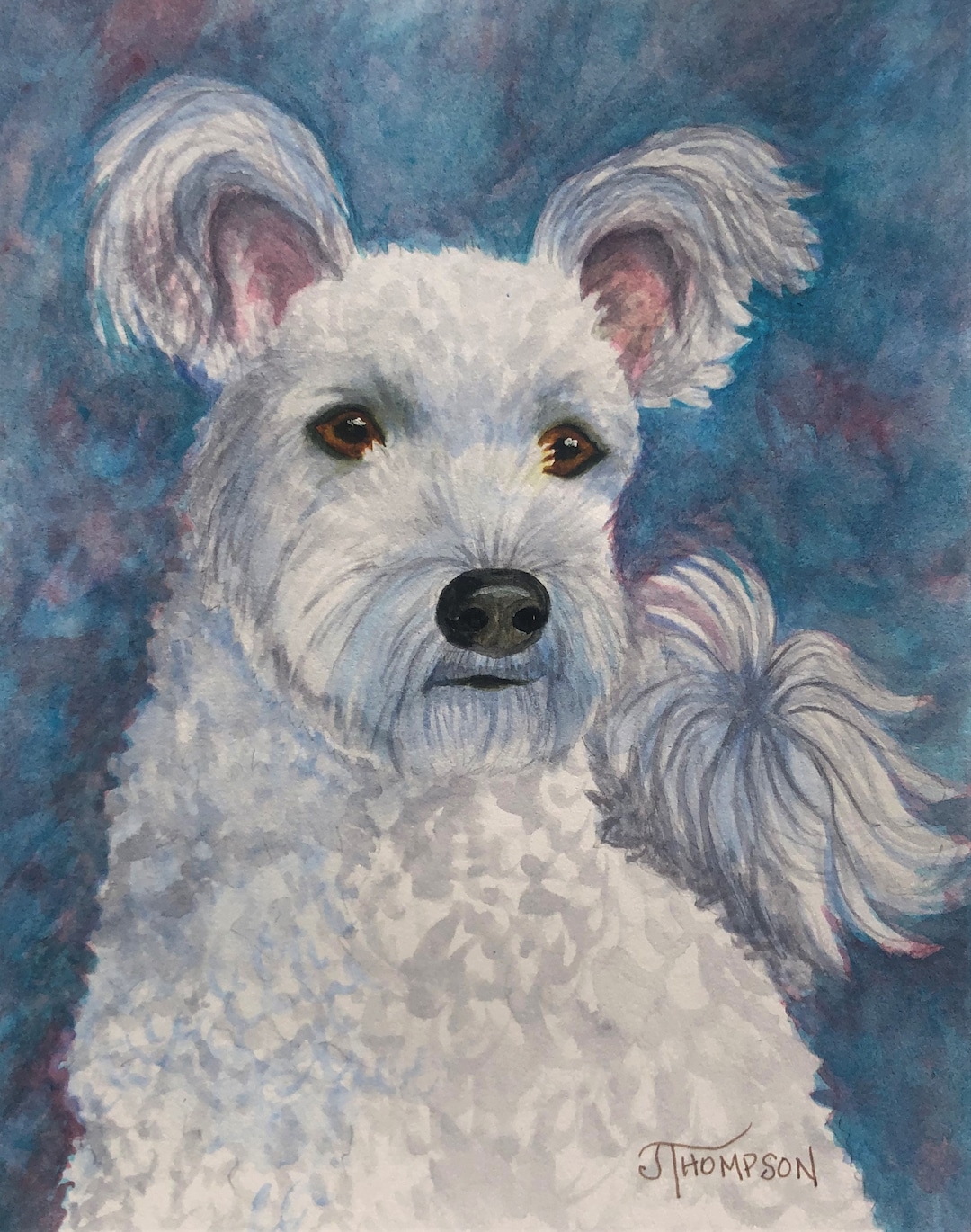 PUMI ART, Original Watercolor Painting -or- Giclee Print, Hungarian ...