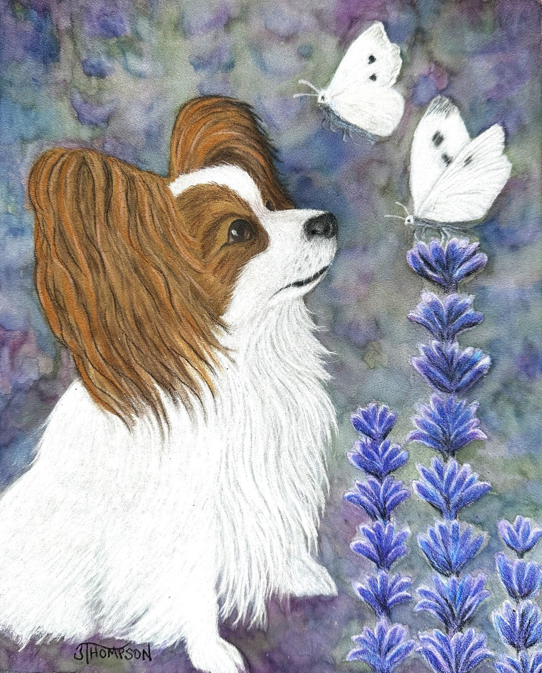 PAPILLON ART Giclee Print From My Original Watercolor and Colored ...