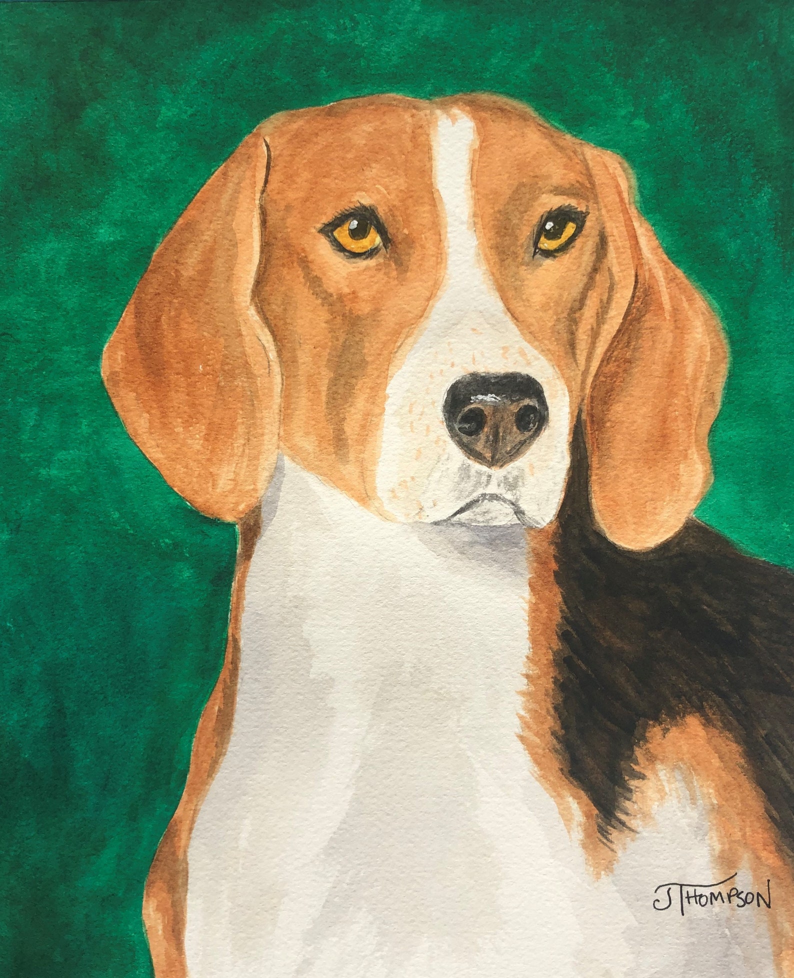 AMERICAN FOXHOUND Art Original Watercolor Painting OR Giclee - Etsy