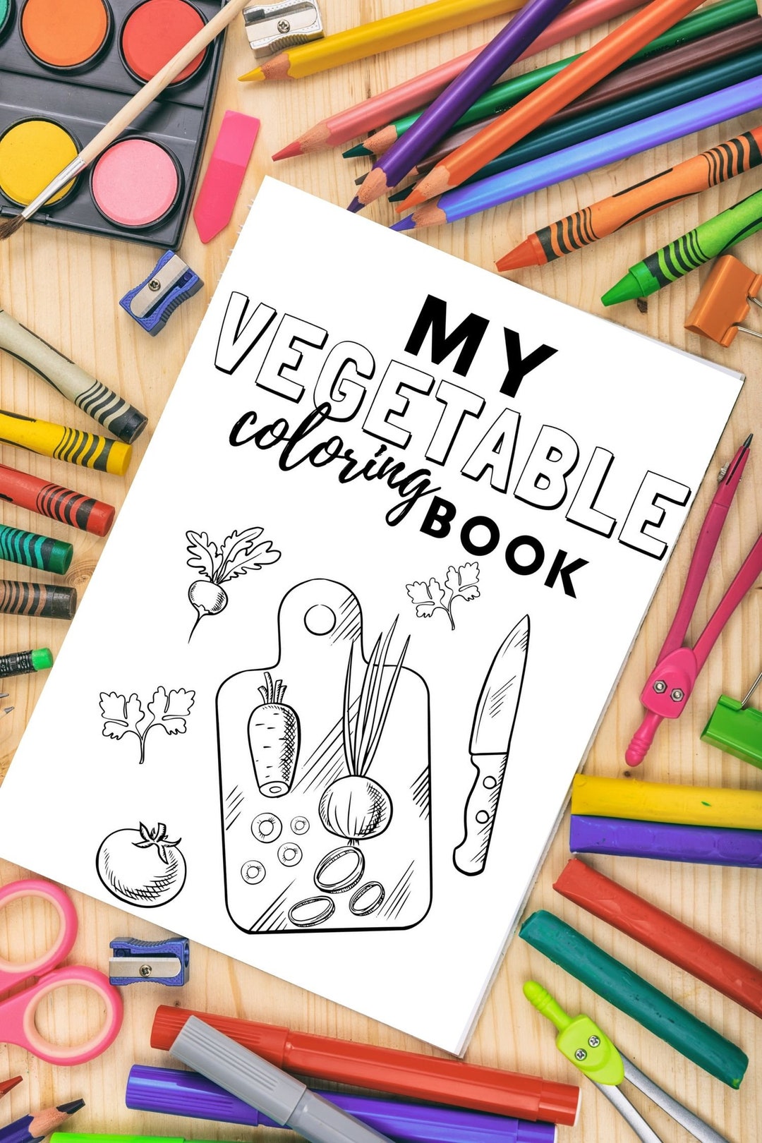 My Vegetable Coloring Book | Kids Coloring Fun | Educational Gardening ...