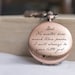 Engraved Personalized Pocket Watch, Anniversary Gift, Sweet Message ...