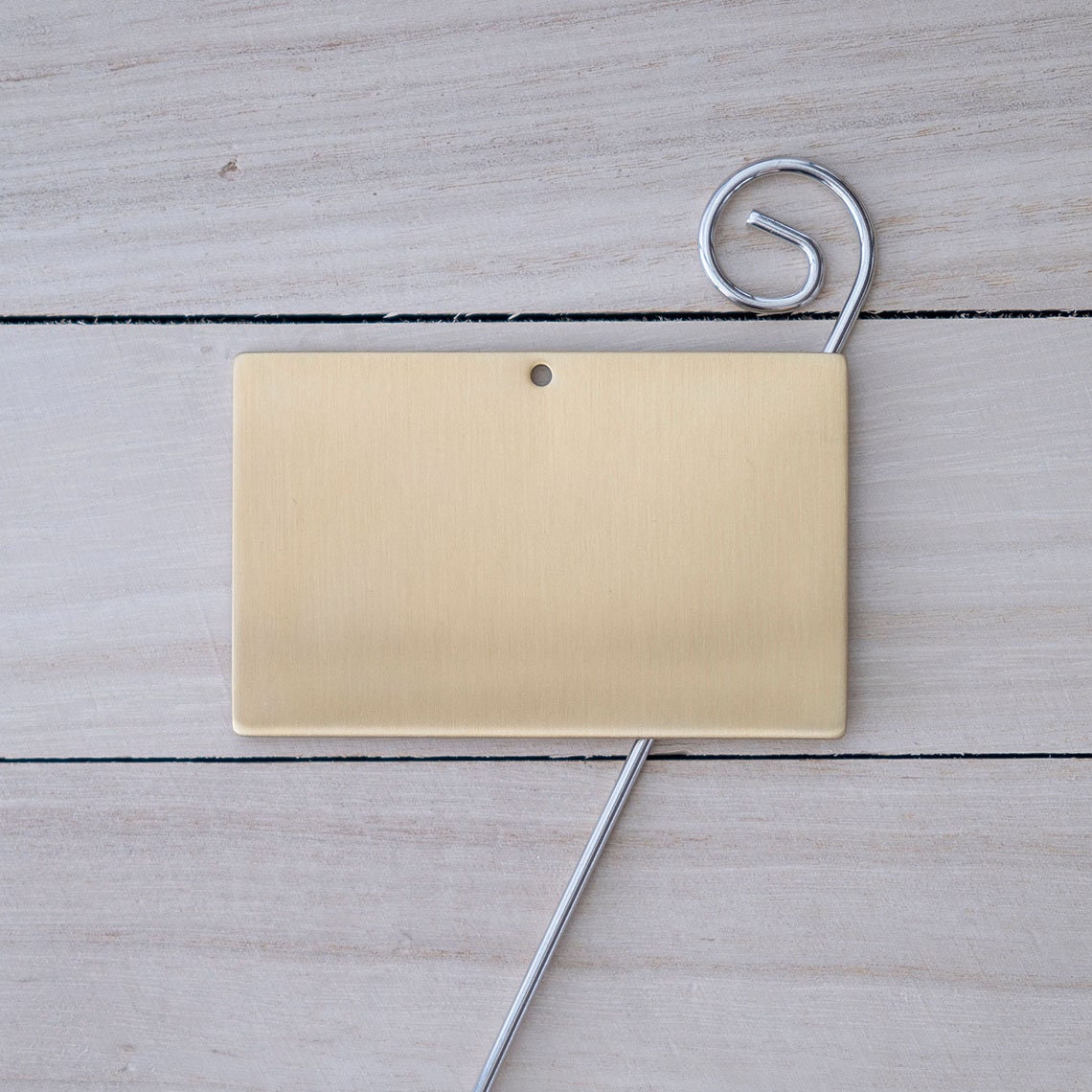 Engraved Brass Garden Tag & Stake Set Personalized Memorial - Etsy