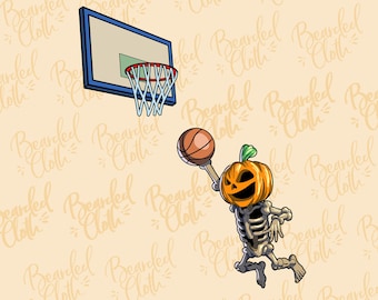 Basketball Halloween Svg - Etsy