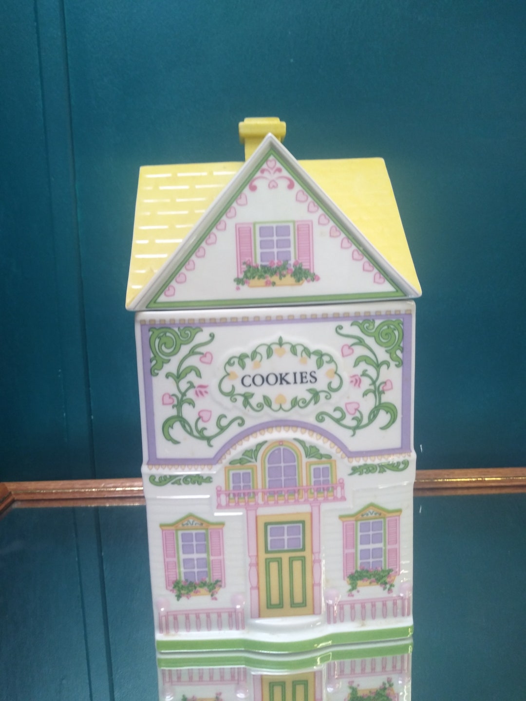 The Lenox Village Cookie Cottage Cookie Jar - Etsy