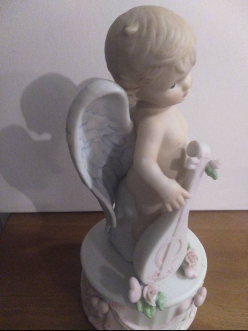 Enesco Angel Cupid Musical Figurine - Etsy