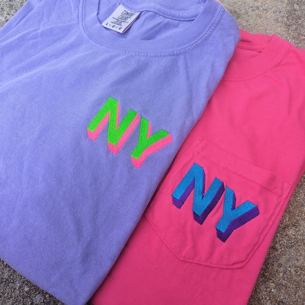 Shadow Block Monogram Shirt - Etsy