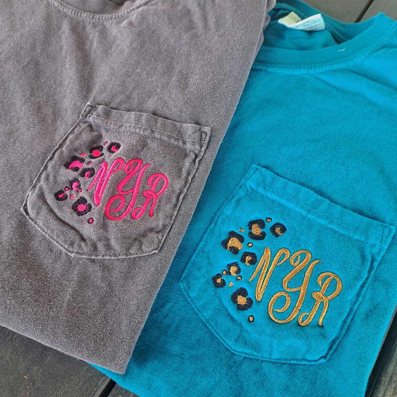 Pocket Monogram - Etsy