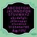 Neon Alphabet PNG Clip Art Letters Font Numbers Instant Download Files ...