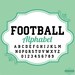 SVG PNG Alphabet Clip Art Football Sports Letters and Numbers Instant ...