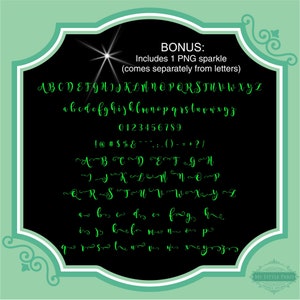 PNG Glitter Clip Art Letters Script Font Numbers Instant Download Files ...