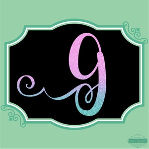 Glitter Alphabet PNG Clip Art Glitter Clipart Letters Cursive Font Pink ...