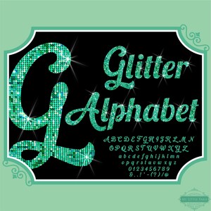 PNG Glitter Sparkle Clip Art Letters Font Numbers Instant Download ...