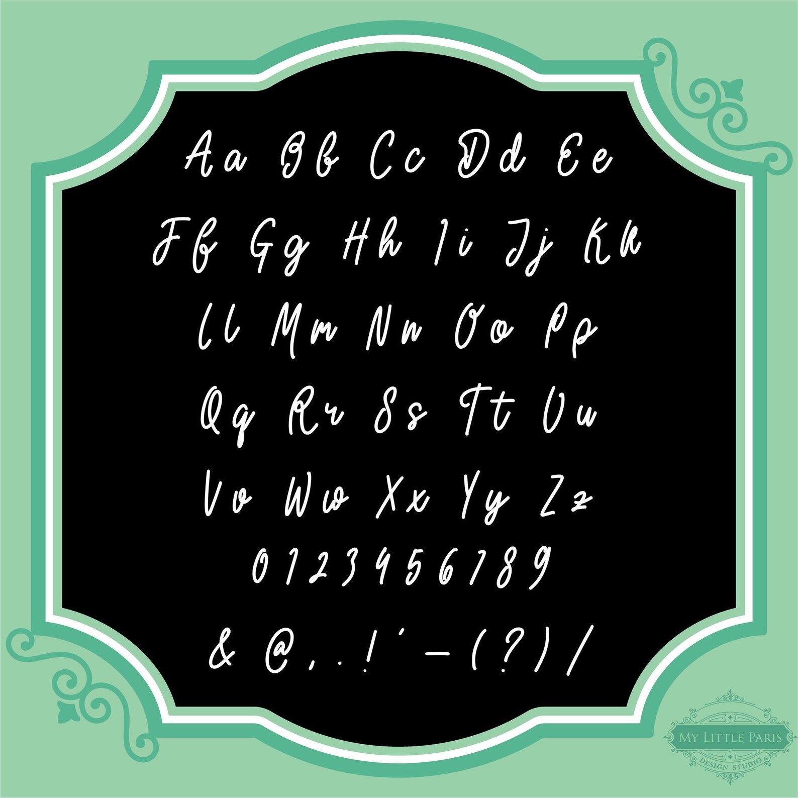 Neon Script Alphabet PNG Clip Art Letters Font Numbers Instant - Etsy