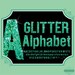 PNG Glitter Clip Art Letters Font Numbers Instant Download Files Aqua ...