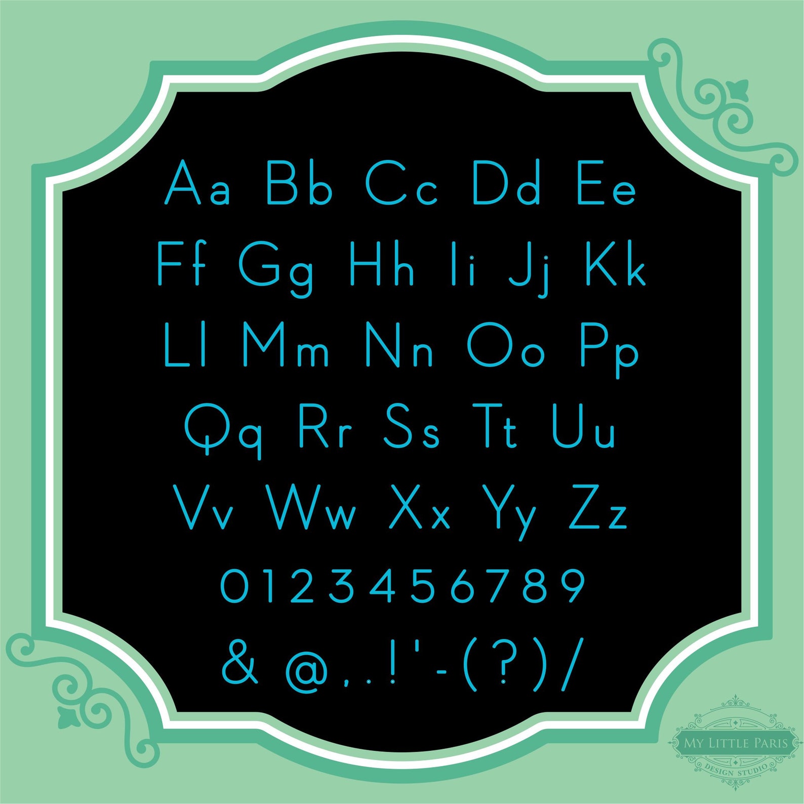 Neon Alphabet PNG Clip Art Letters Font Numbers Instant Download Files ...