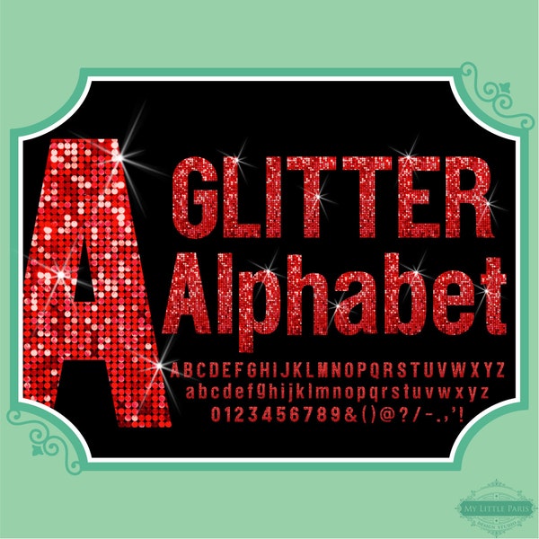 Gold Glitter Letters - Etsy