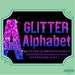 PNG Glitter Clip Art Letters Font Numbers Instant Download Files ...