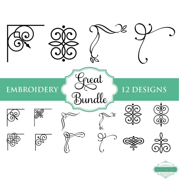 Floral Scroll Design - Etsy