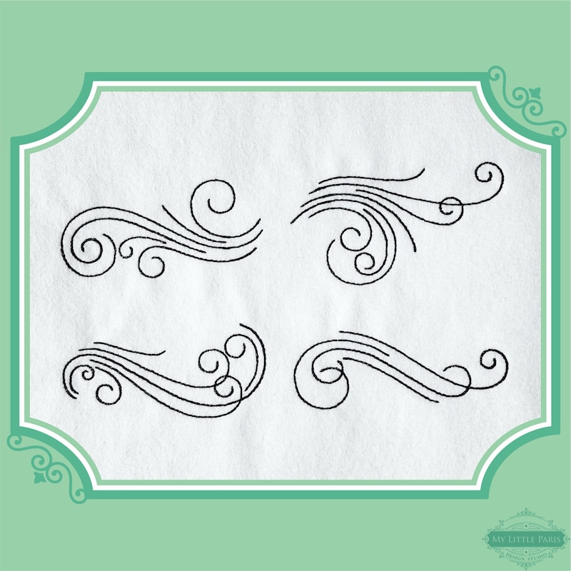 Floral Scroll Design - Etsy